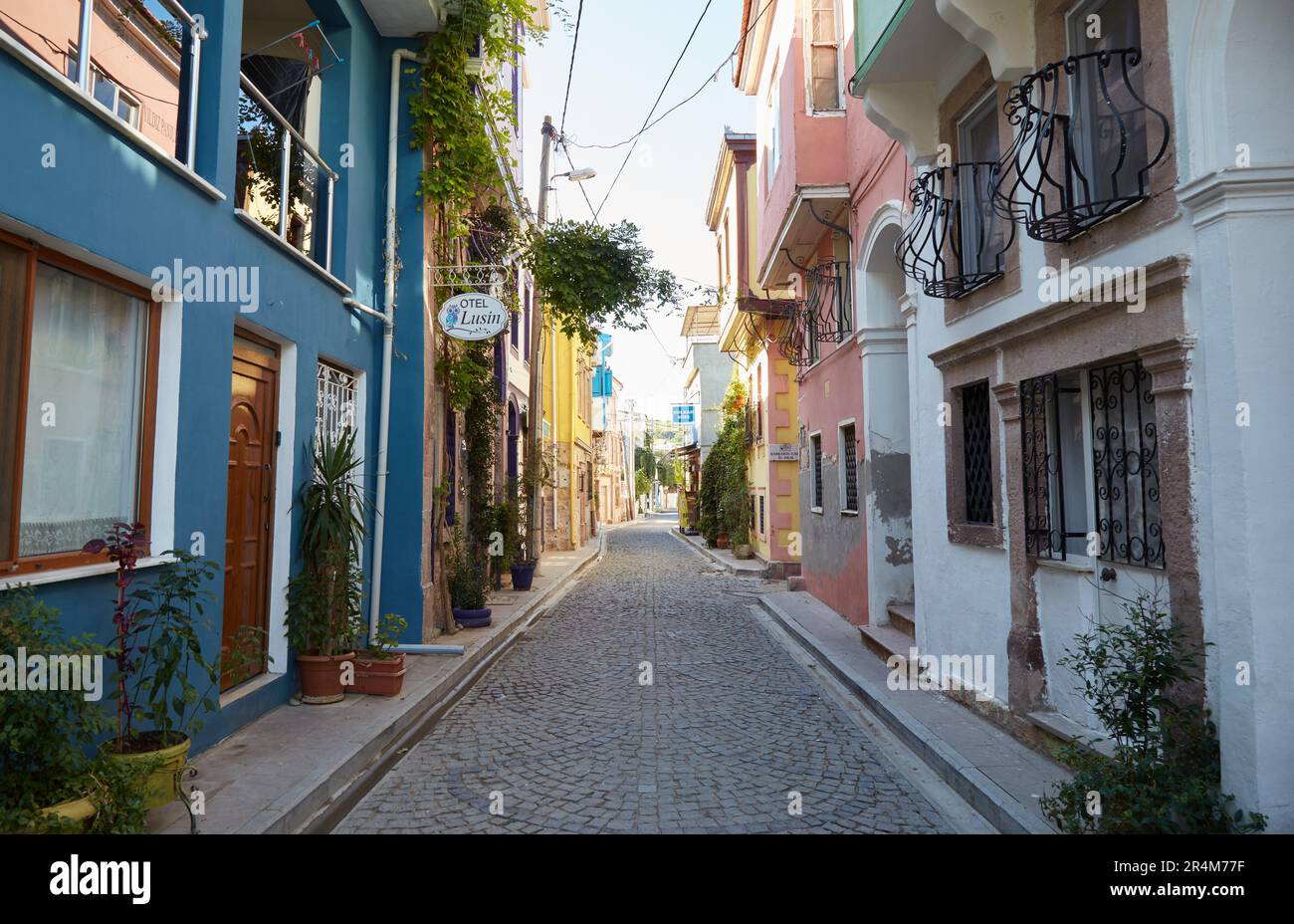 Ayvalik in Balikesir Province, Turkey is a traditional Greek Aegean ...