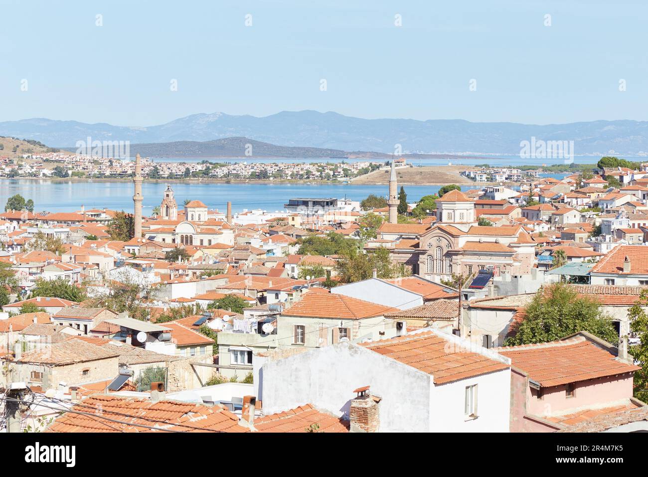 Ayvalik in Balikesir Province, Turkey is a traditional Greek Aegean ...