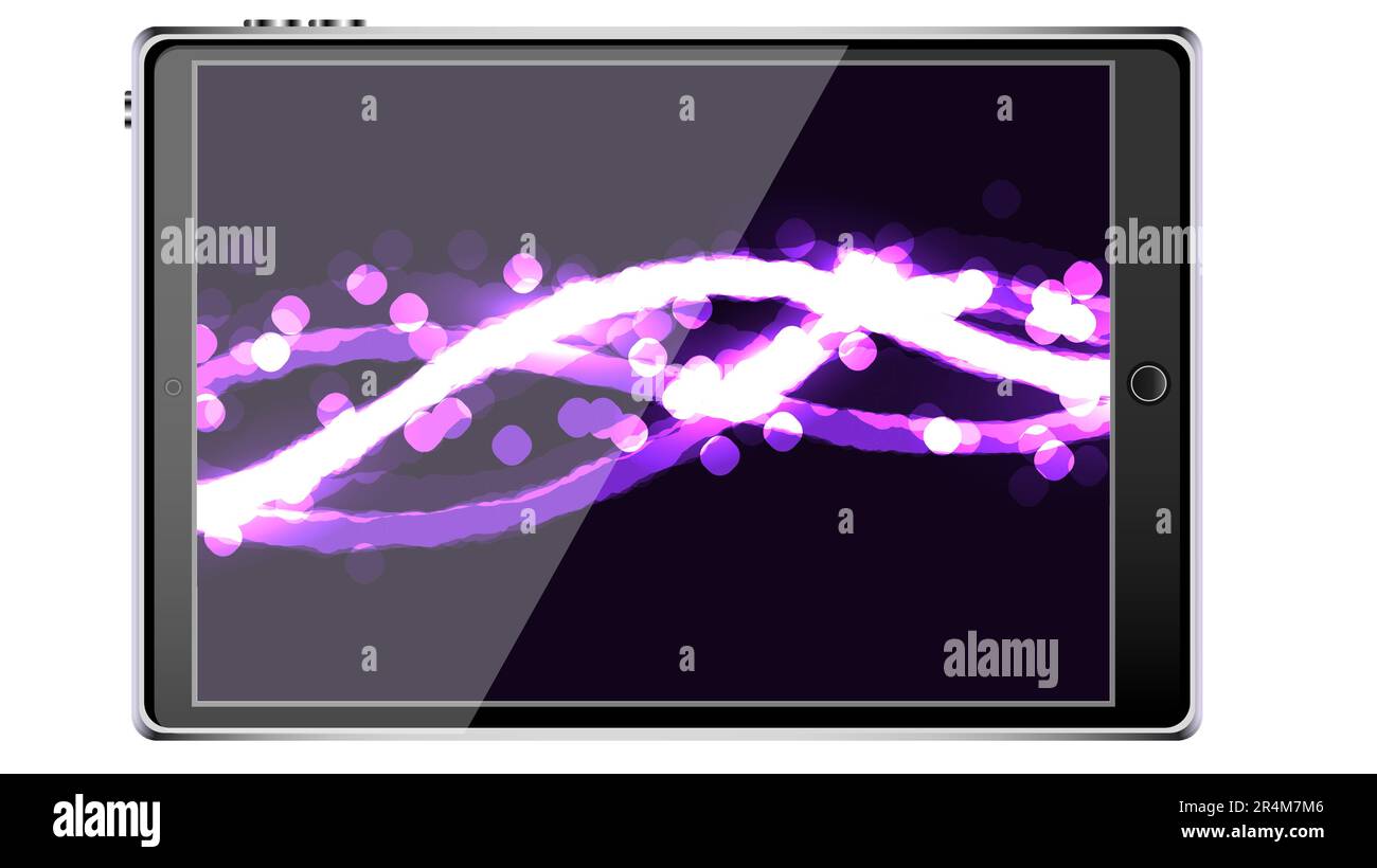 Black smart tablet smartphone with touchscreen, modern realistic mobile ...