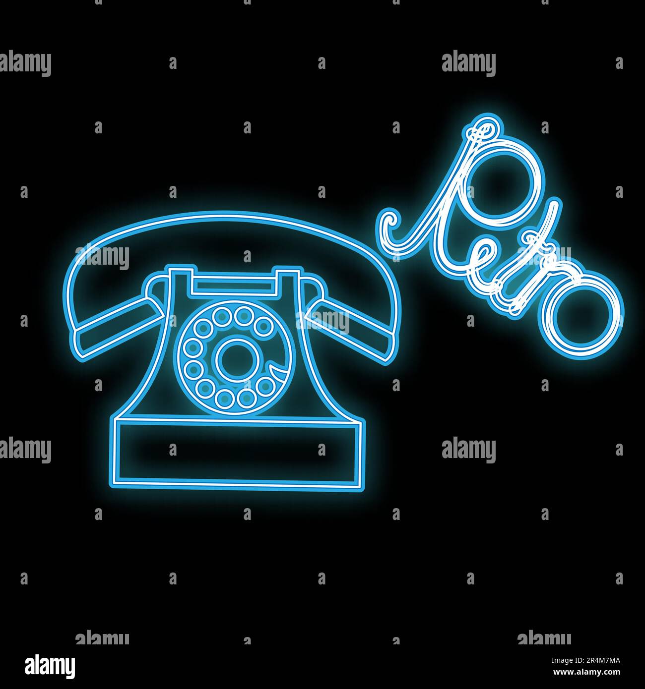 Telephone button 60s Stock Vector Images - Alamy