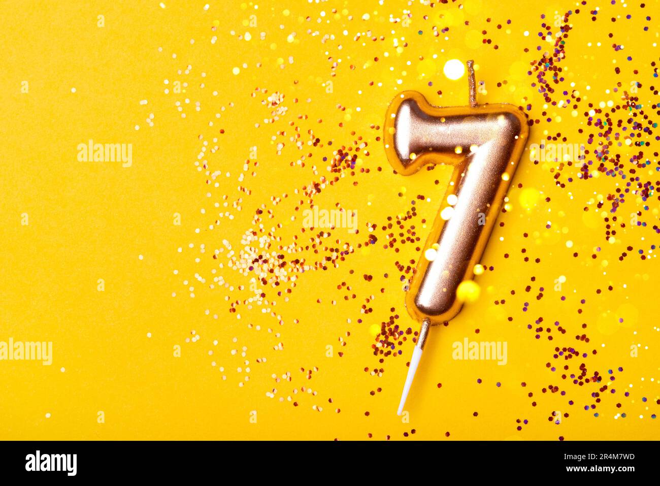 Number seven gold hi-res stock photography and images - Alamy