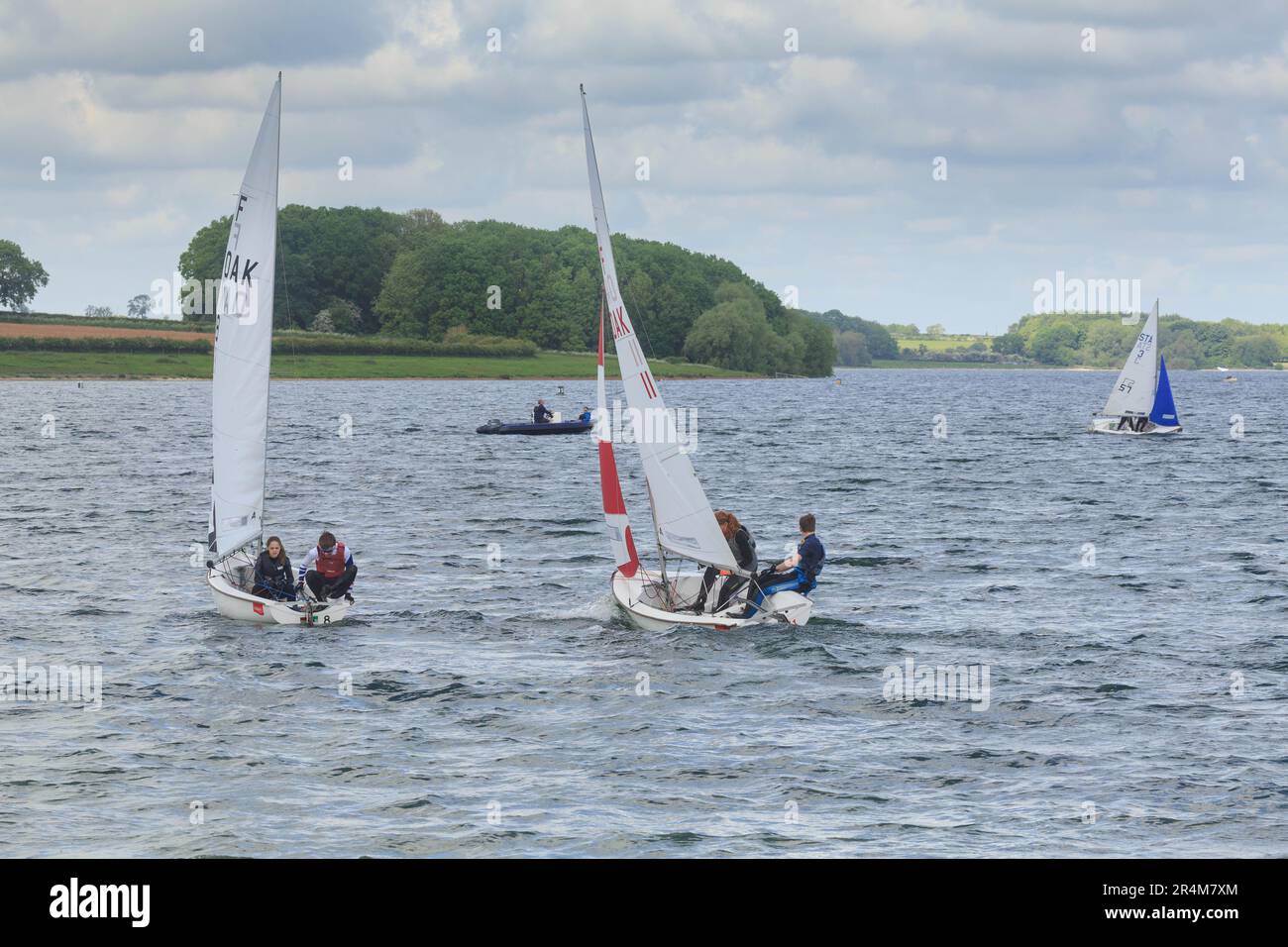 Rutland water, Rutland, England Sail boats on Rutland water Stock Photo ...