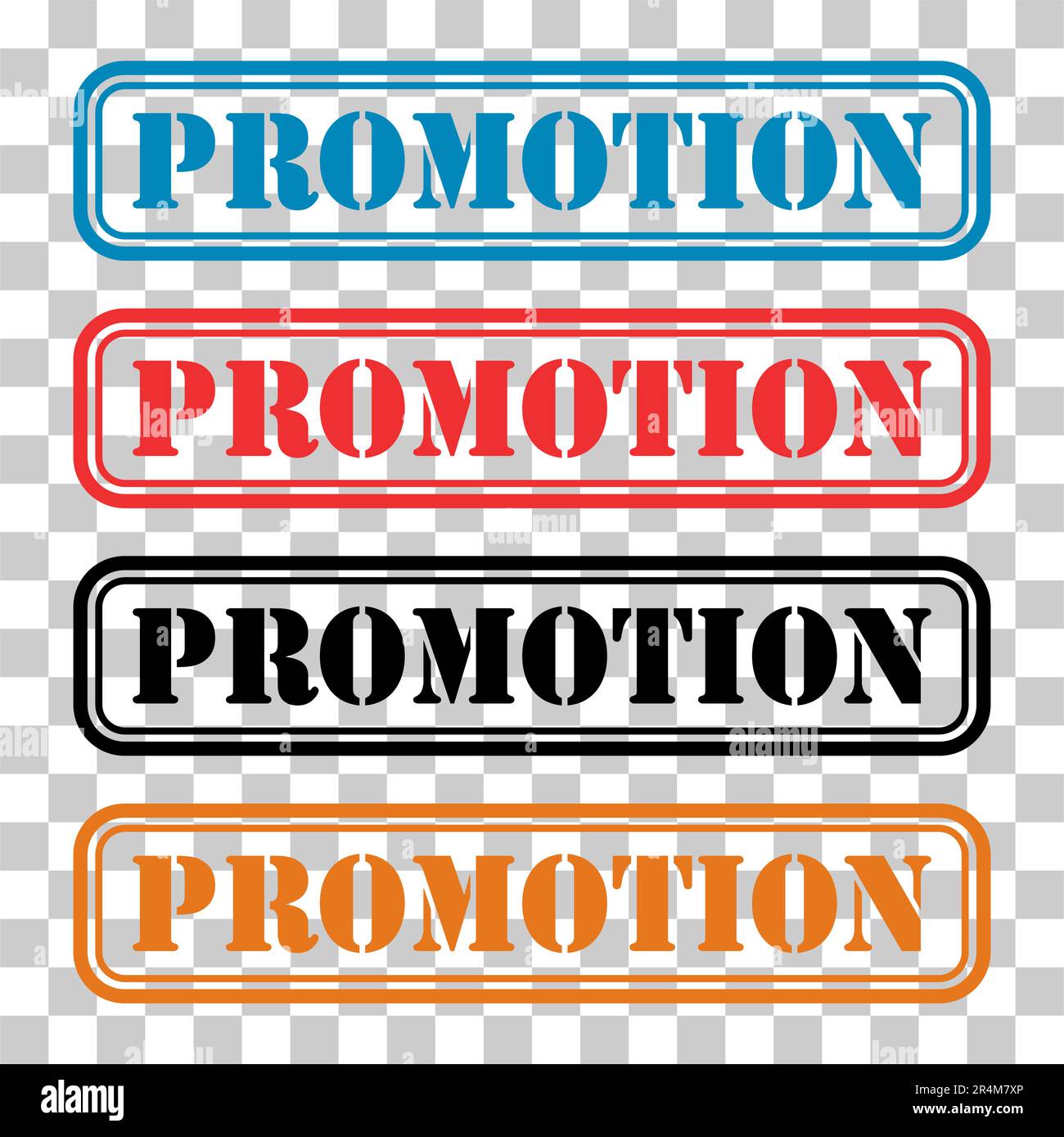 Set of Promotion stamp symbol, label sticker sign button, text banner ...