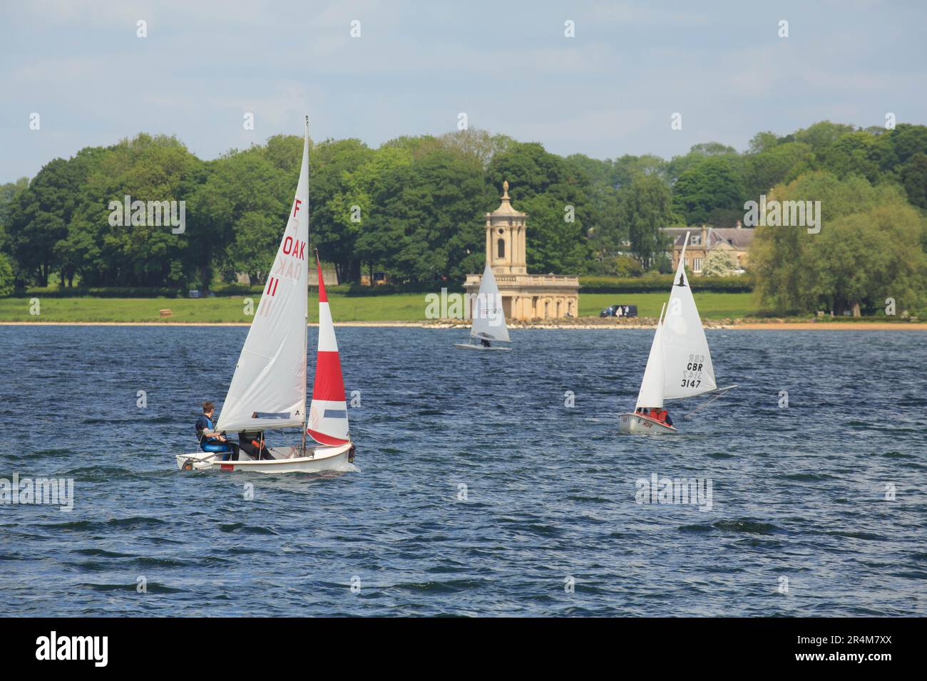 Rutland water, Rutland, England Sail boats on Rutland water Stock Photo ...