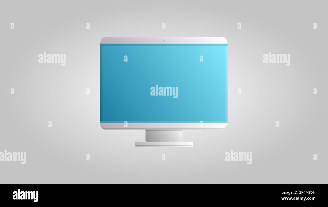 Modern digital new liquid crystal flat-panel computer monitor for games ...