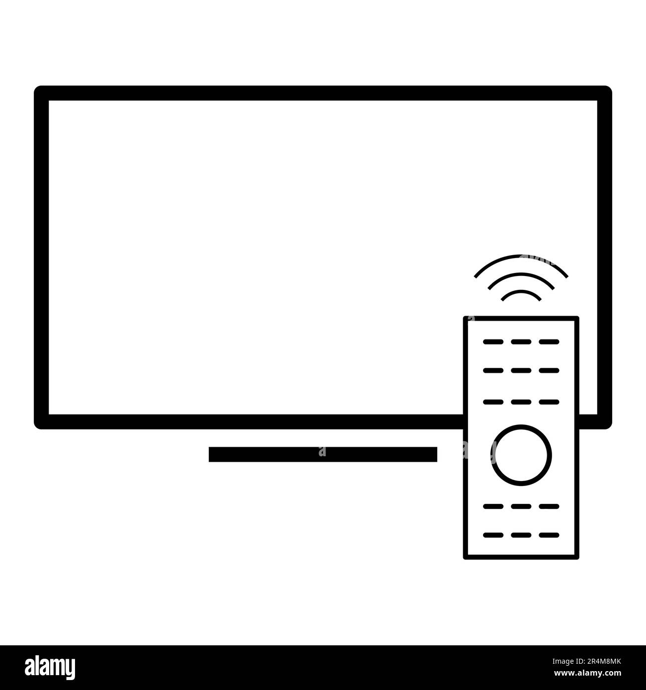 Remote tv device icon, control technology media television sign, web ...