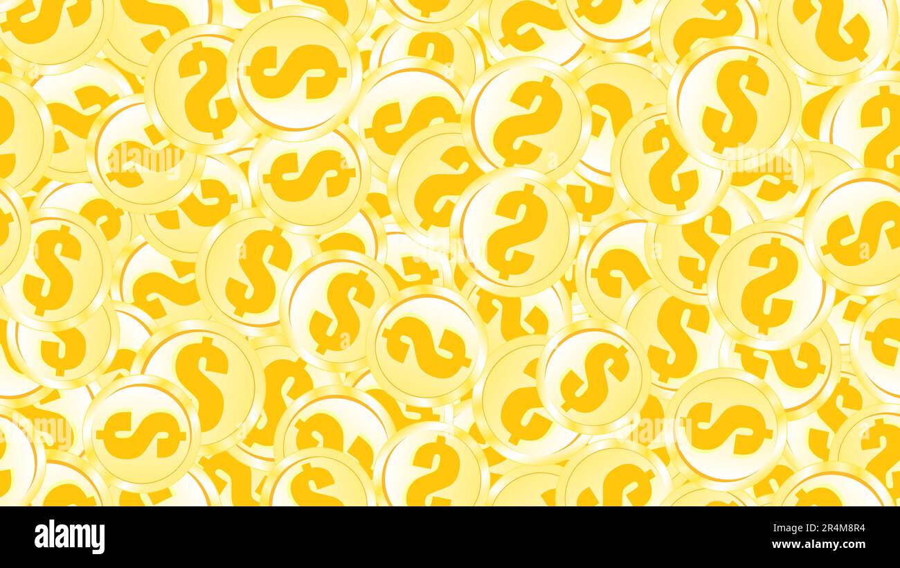 Texture seamless pattern of metal iron gold orange yellow coins money ...