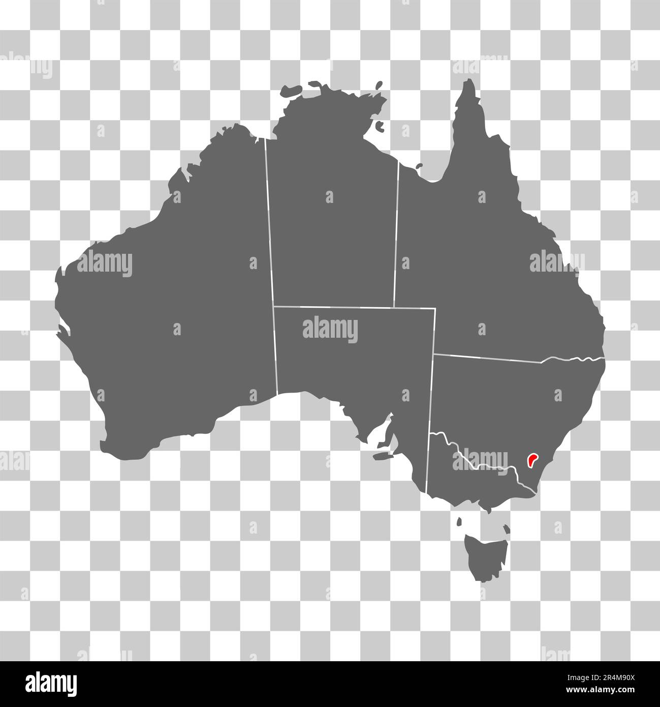 Map Of Australia Blank