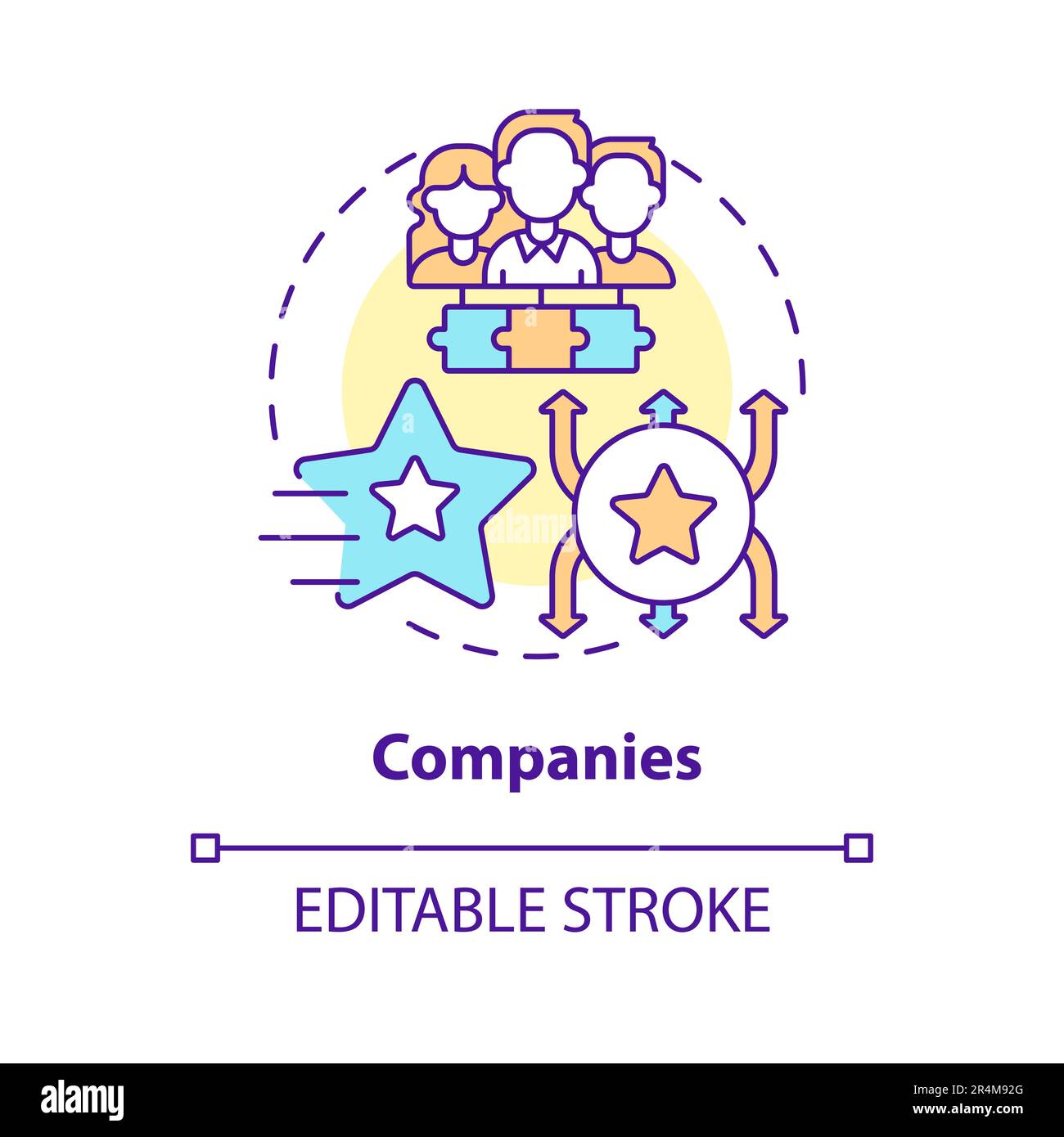 Companies concept icon Stock Vector Image & Art - Alamy