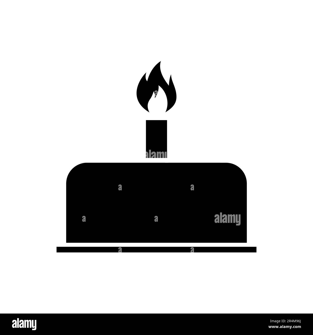 Sweet cake icon, bakery dessert food symbol, happy birthday day graphic ...