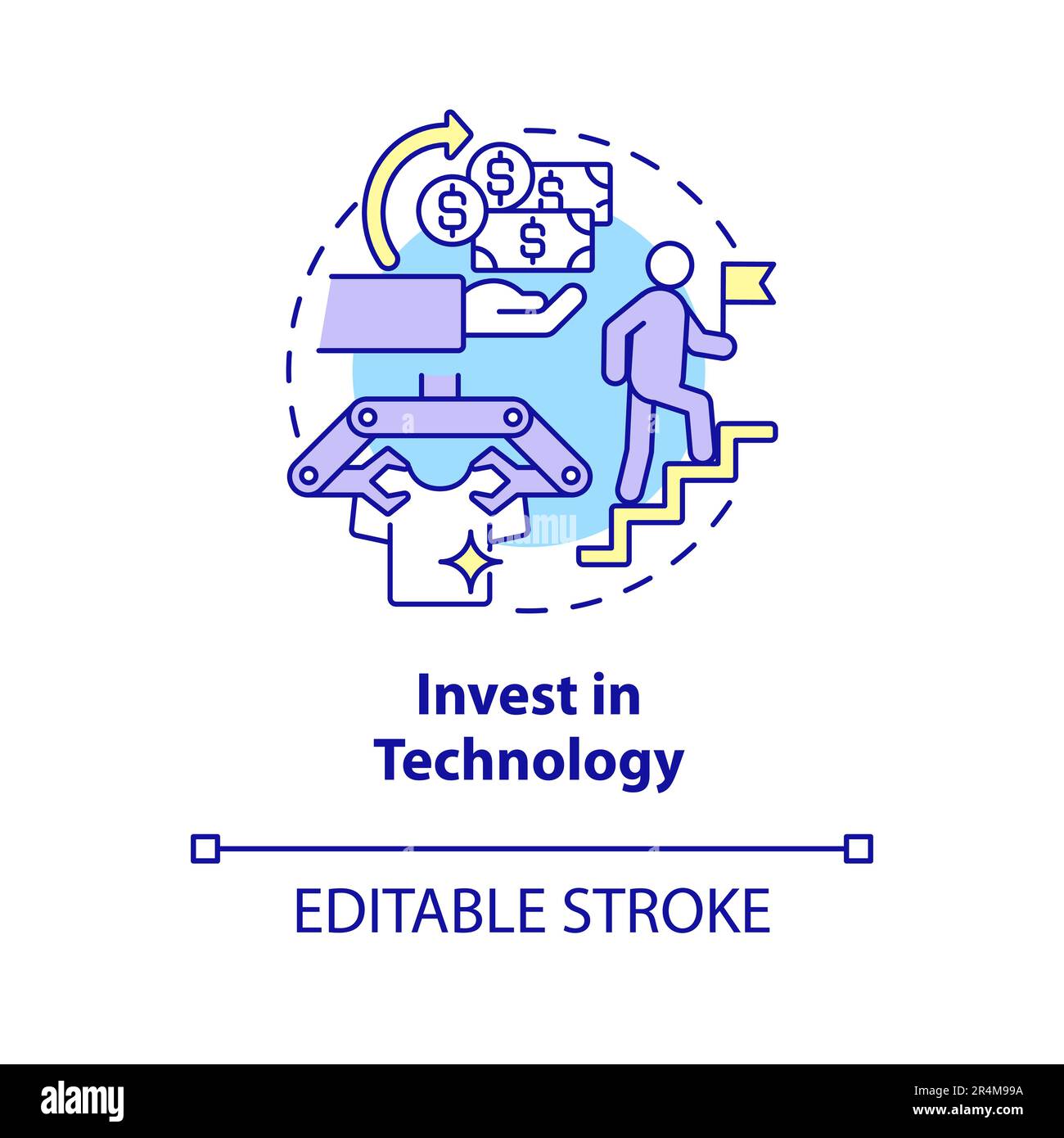 Invest in technology concept icon Stock Vector Image & Art - Alamy Invest in technology concept icon Stock Vector Image & Art - Alamy