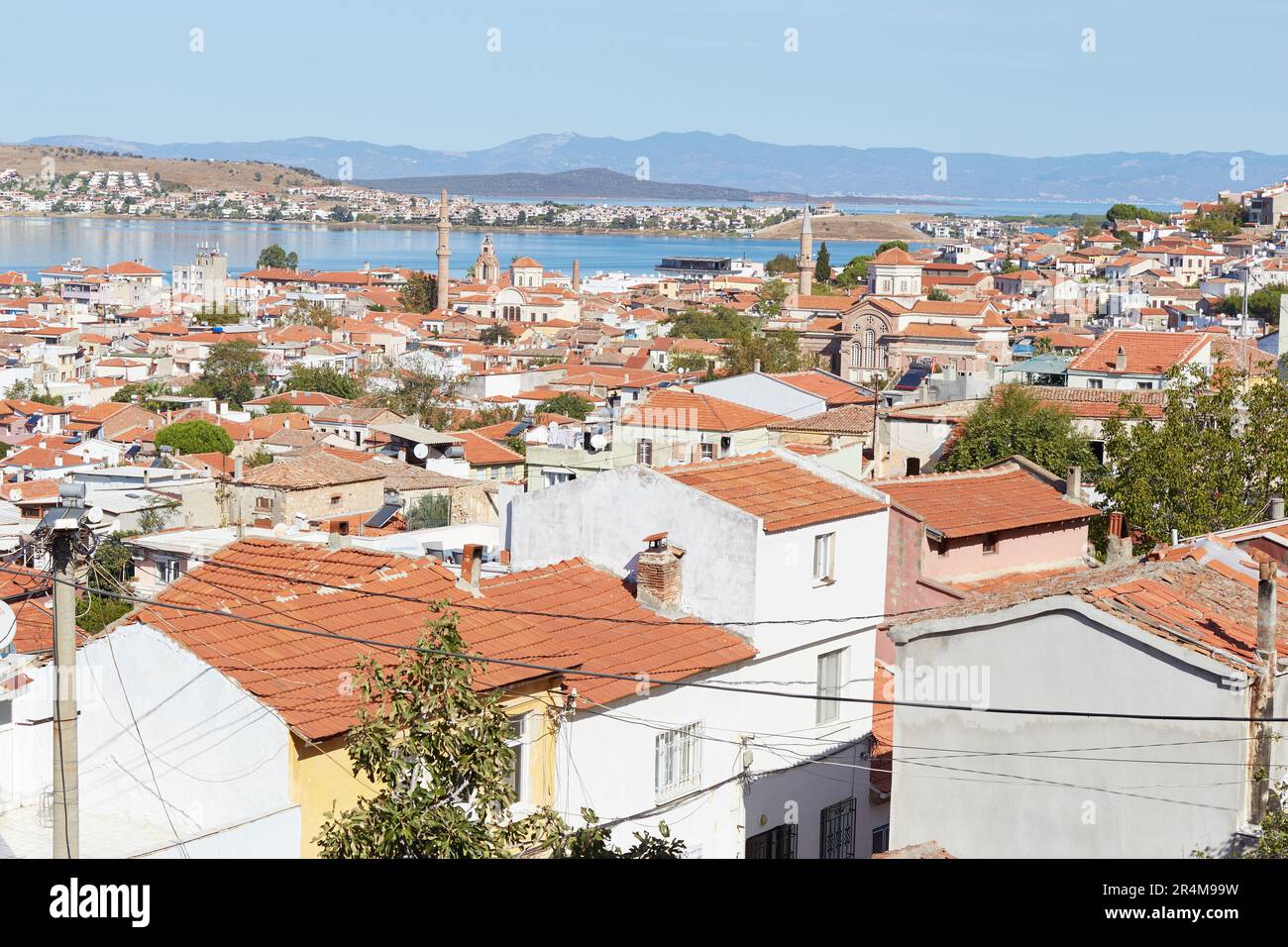 Ayvalik in Balikesir Province, Turkey is a traditional Greek Aegean ...