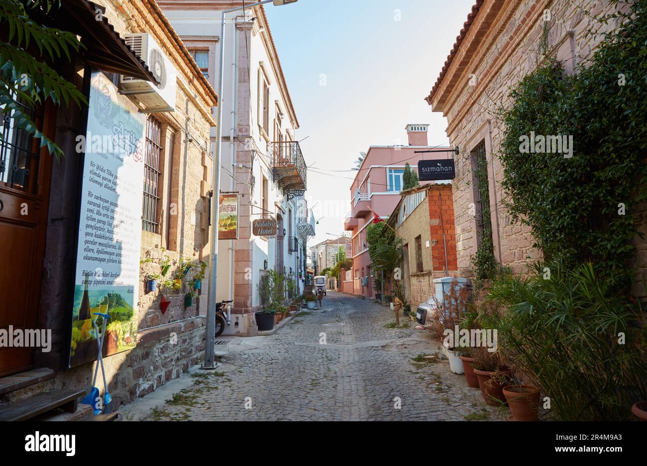 Ayvalik in Balikesir Province, Turkey is a traditional Greek Aegean ...