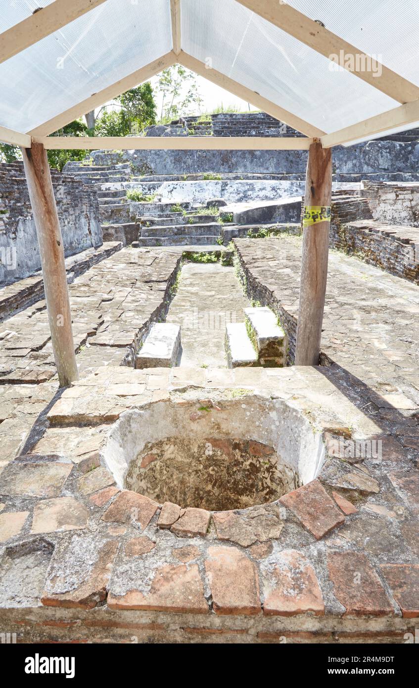 The elaborate ruins of Comalcalco in Tabasco, Mexico, is the western ...