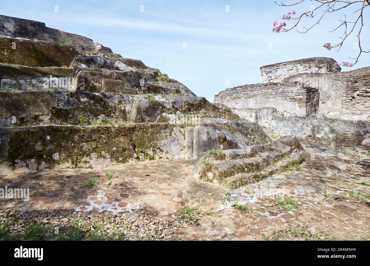 The elaborate ruins of Comalcalco in Tabasco, Mexico, is the western ...