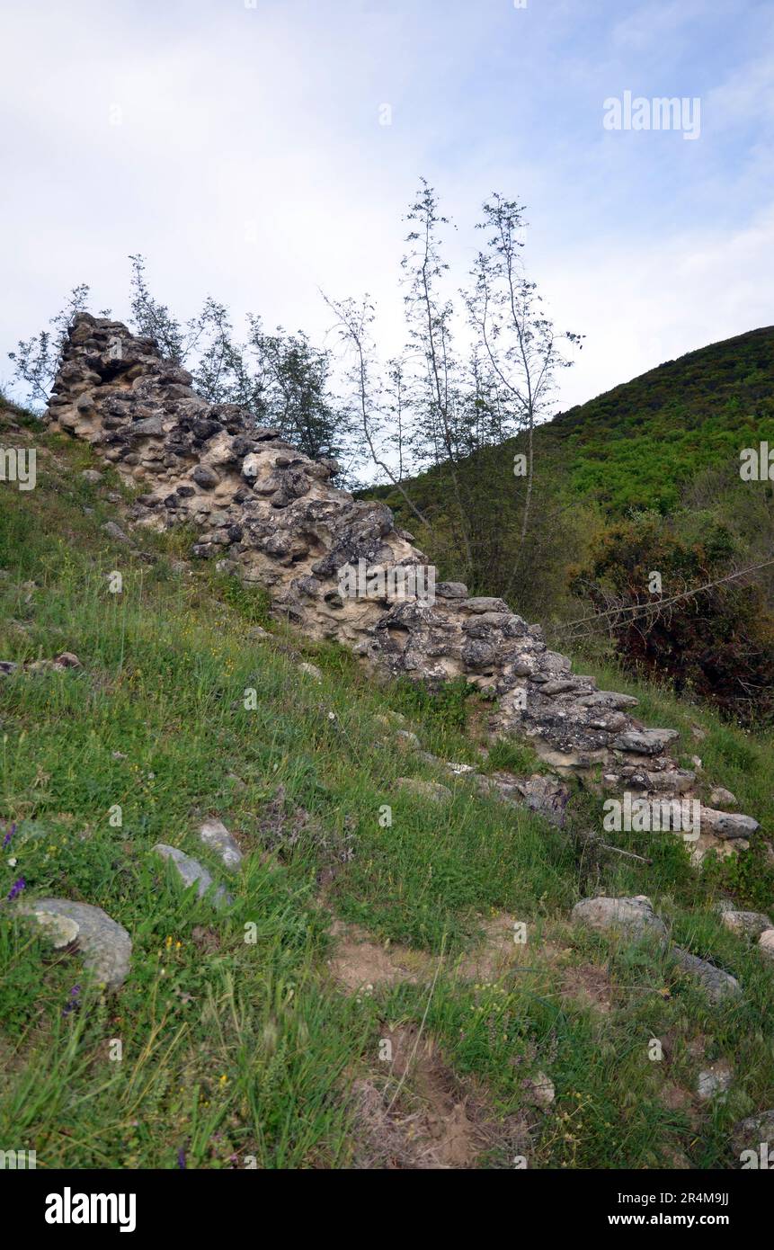 Greece, Thessaly, Larisa, Elassona Flampouro village Old watermill ...