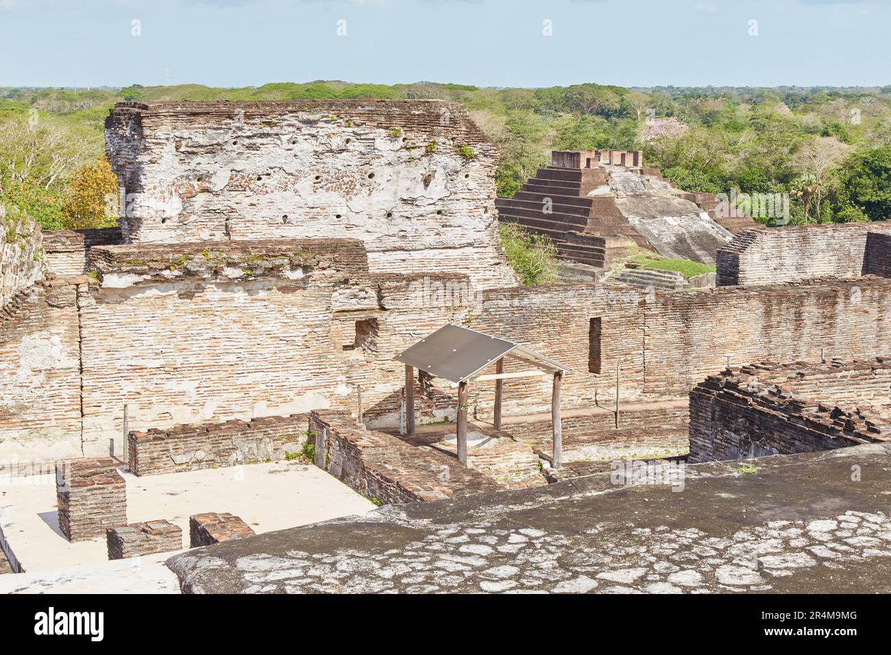 The elaborate ruins of Comalcalco in Tabasco, Mexico, is the western ...