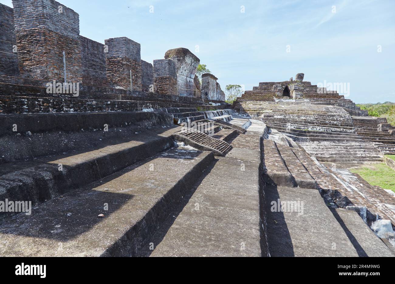 The elaborate ruins of Comalcalco in Tabasco, Mexico, is the western ...