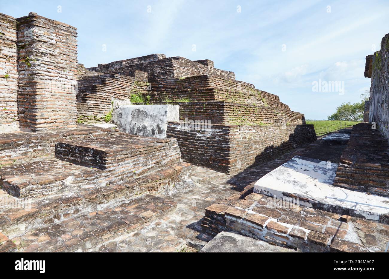 The elaborate ruins of Comalcalco in Tabasco, Mexico, is the western ...