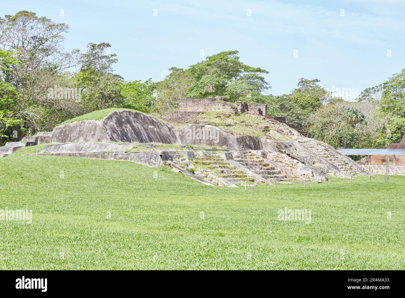 The elaborate ruins of Comalcalco in Tabasco, Mexico, is the western ...
