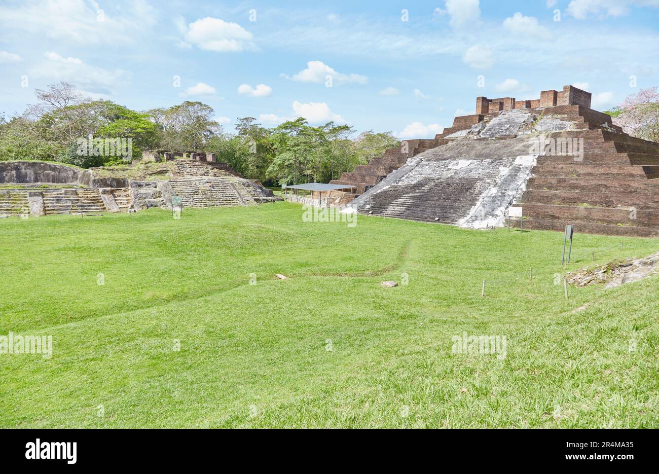 The elaborate ruins of Comalcalco in Tabasco, Mexico, is the western ...