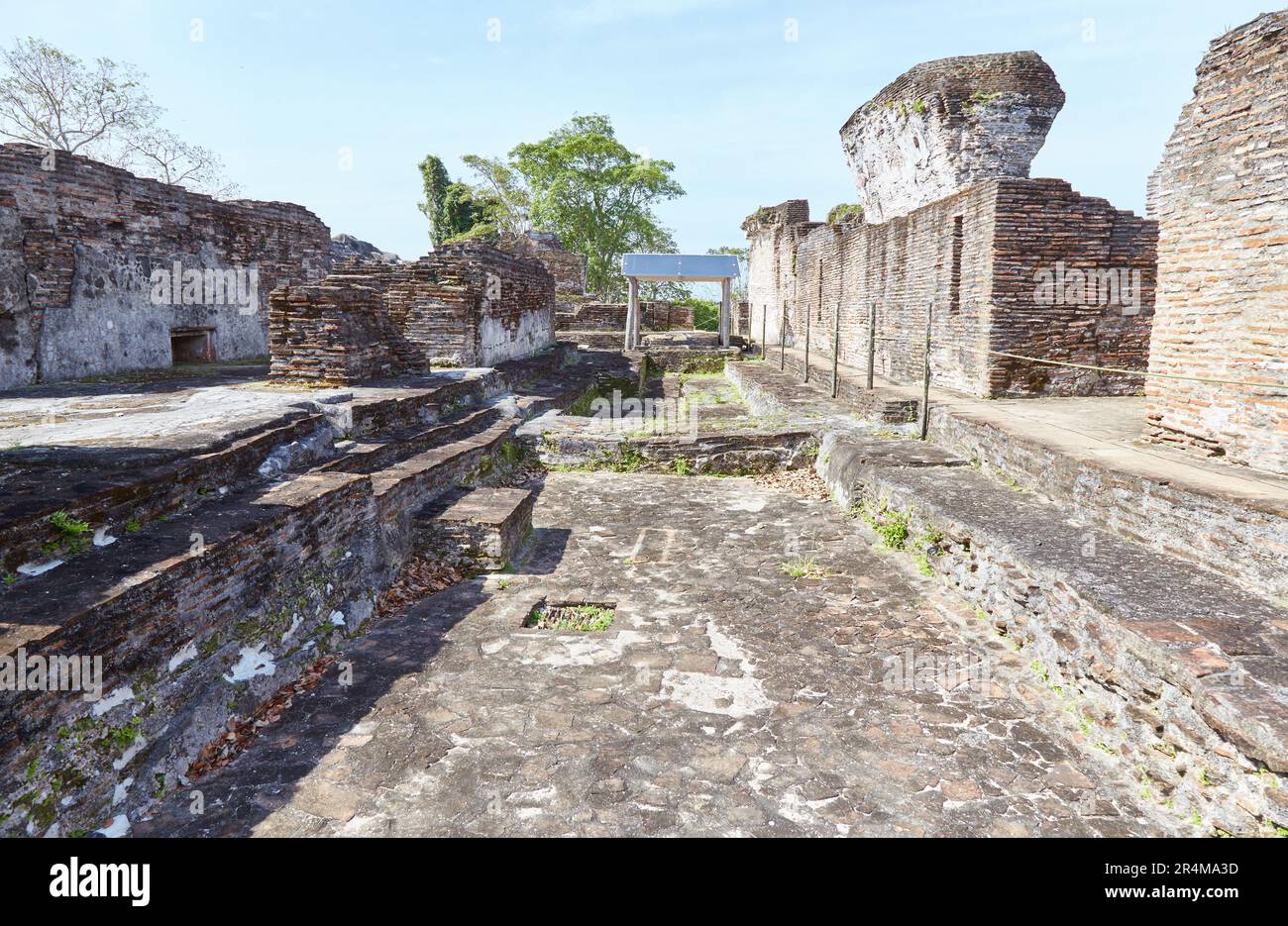The elaborate ruins of Comalcalco in Tabasco, Mexico, is the western ...