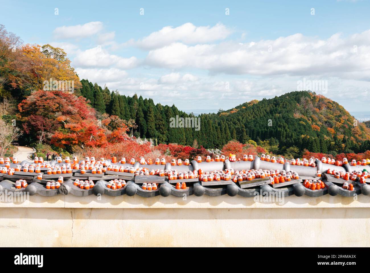 Daruma doll and autumn of Katsuo-ji temple in Minoh, Osaka, Japan Stock ...