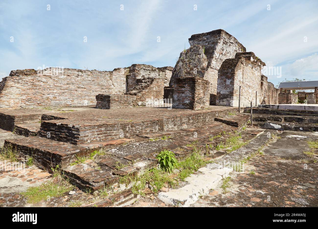 The elaborate ruins of Comalcalco in Tabasco, Mexico, is the western ...
