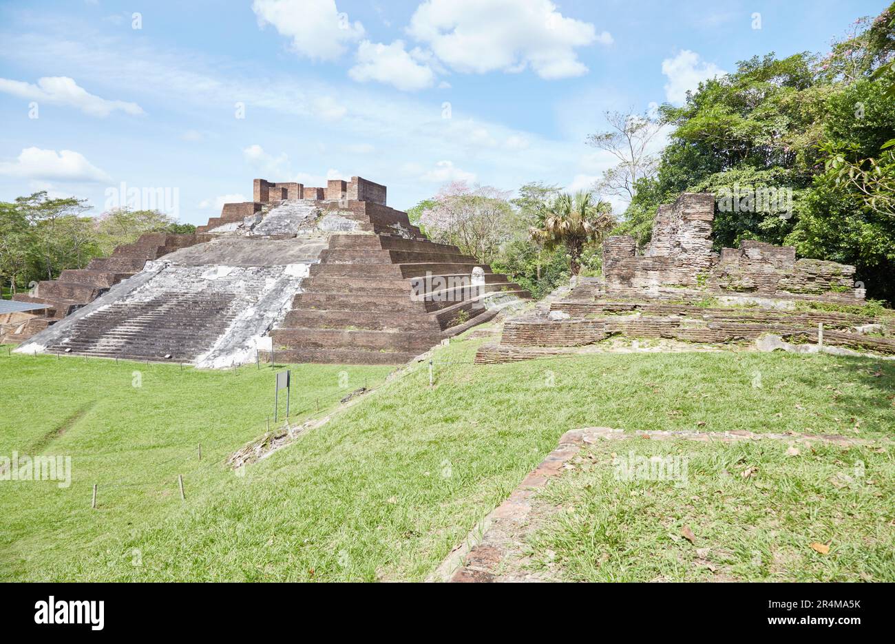 The elaborate ruins of Comalcalco in Tabasco, Mexico, is the western ...