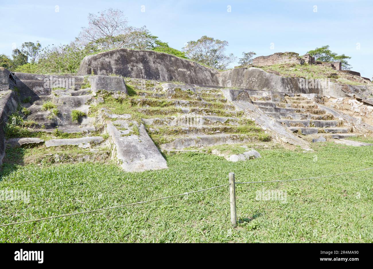 The elaborate ruins of Comalcalco in Tabasco, Mexico, is the western ...