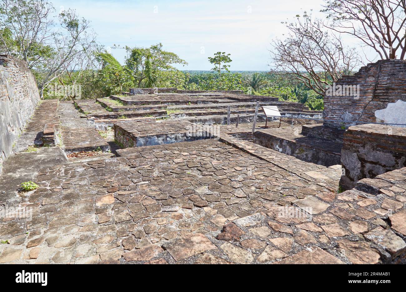 The elaborate ruins of Comalcalco in Tabasco, Mexico, is the western ...