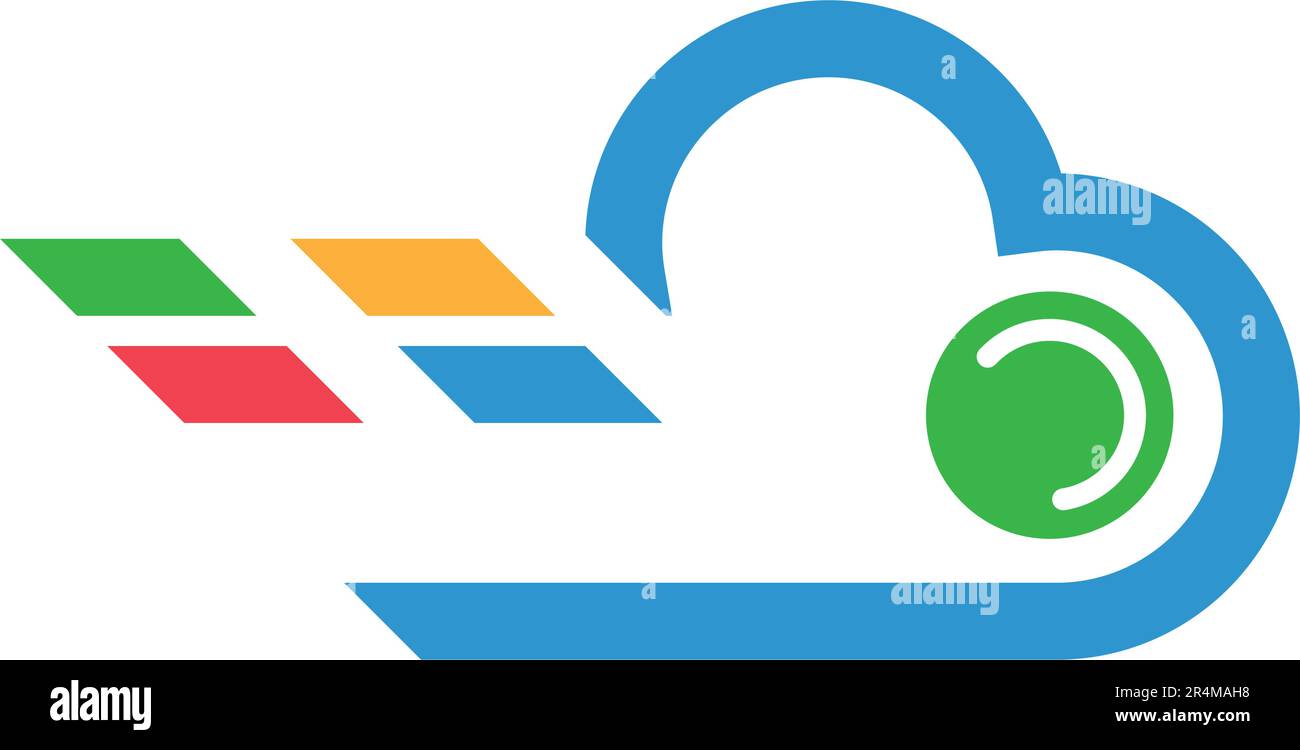 Cloud logo icon design illustration Stock Vector Image & Art - Alamy