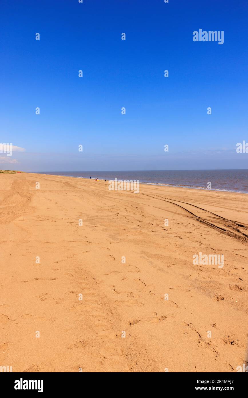 Huttoft beach also known as Moggs Eye is a quiet rural beach backed by ...