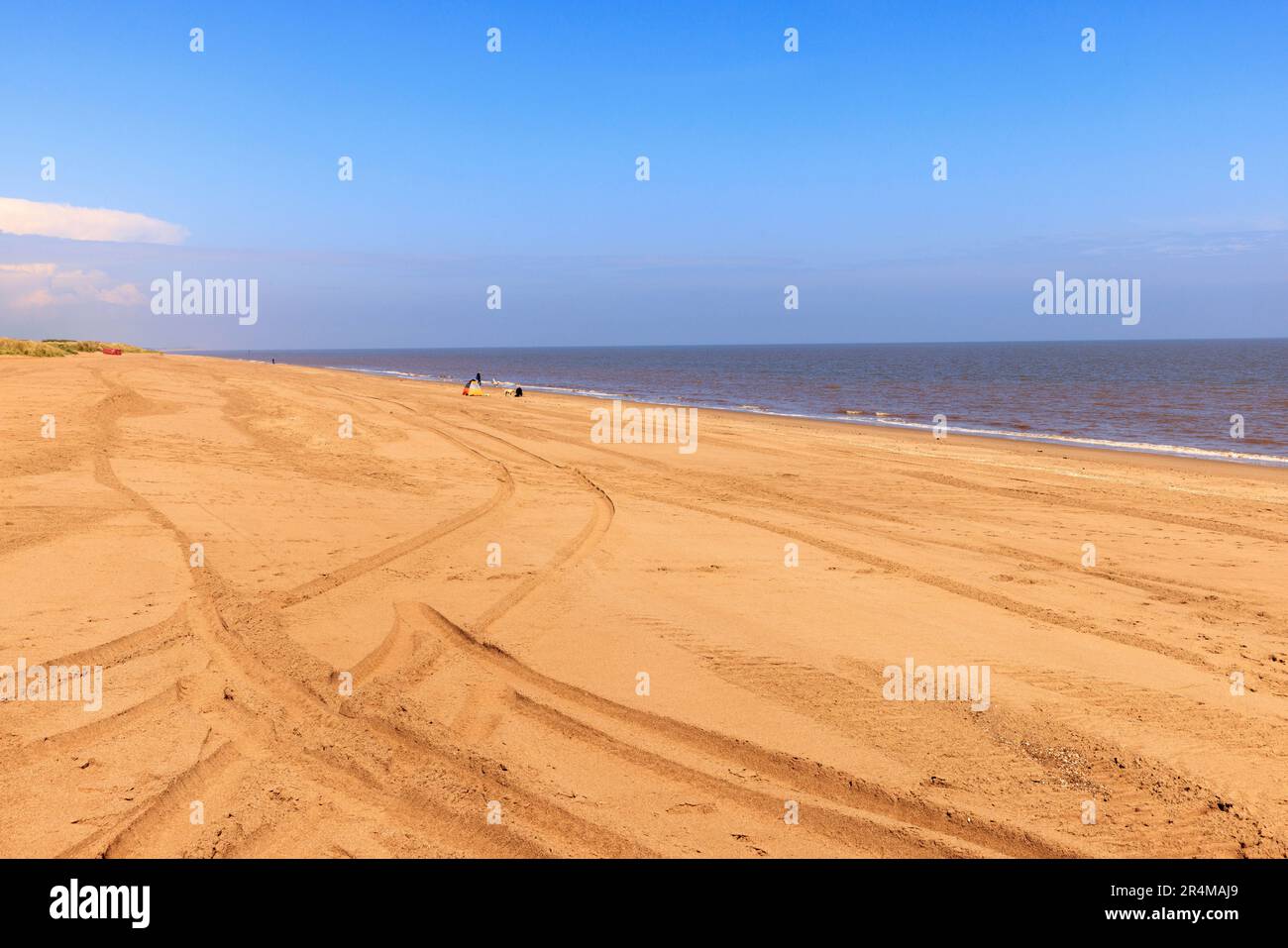 Huttoft beach also known as Moggs Eye is a quiet rural beach backed by ...