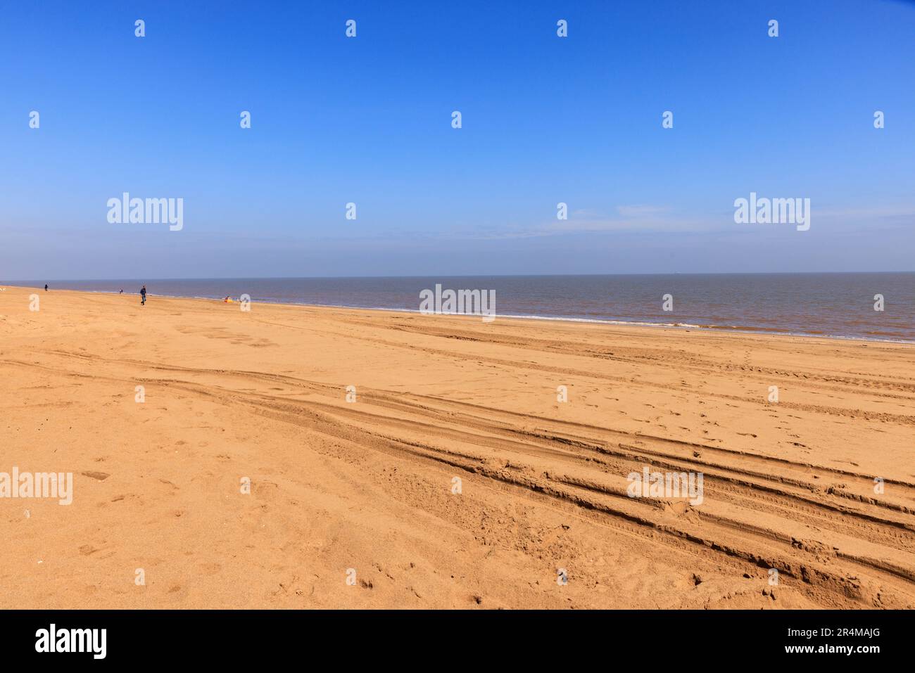 Huttoft beach also known as Moggs Eye is a quiet rural beach backed by ...