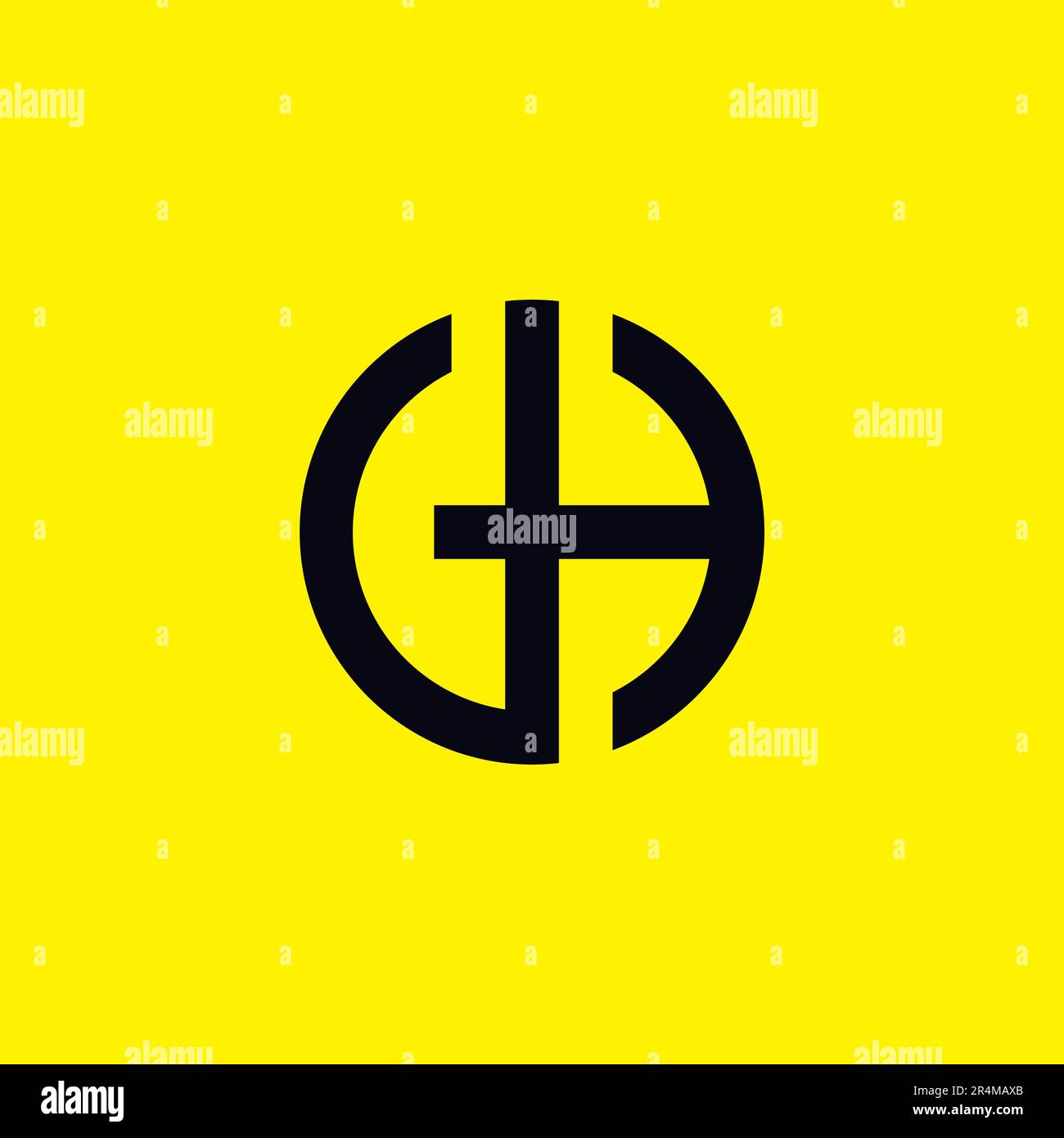 Hg letters Stock Vector Images - Alamy