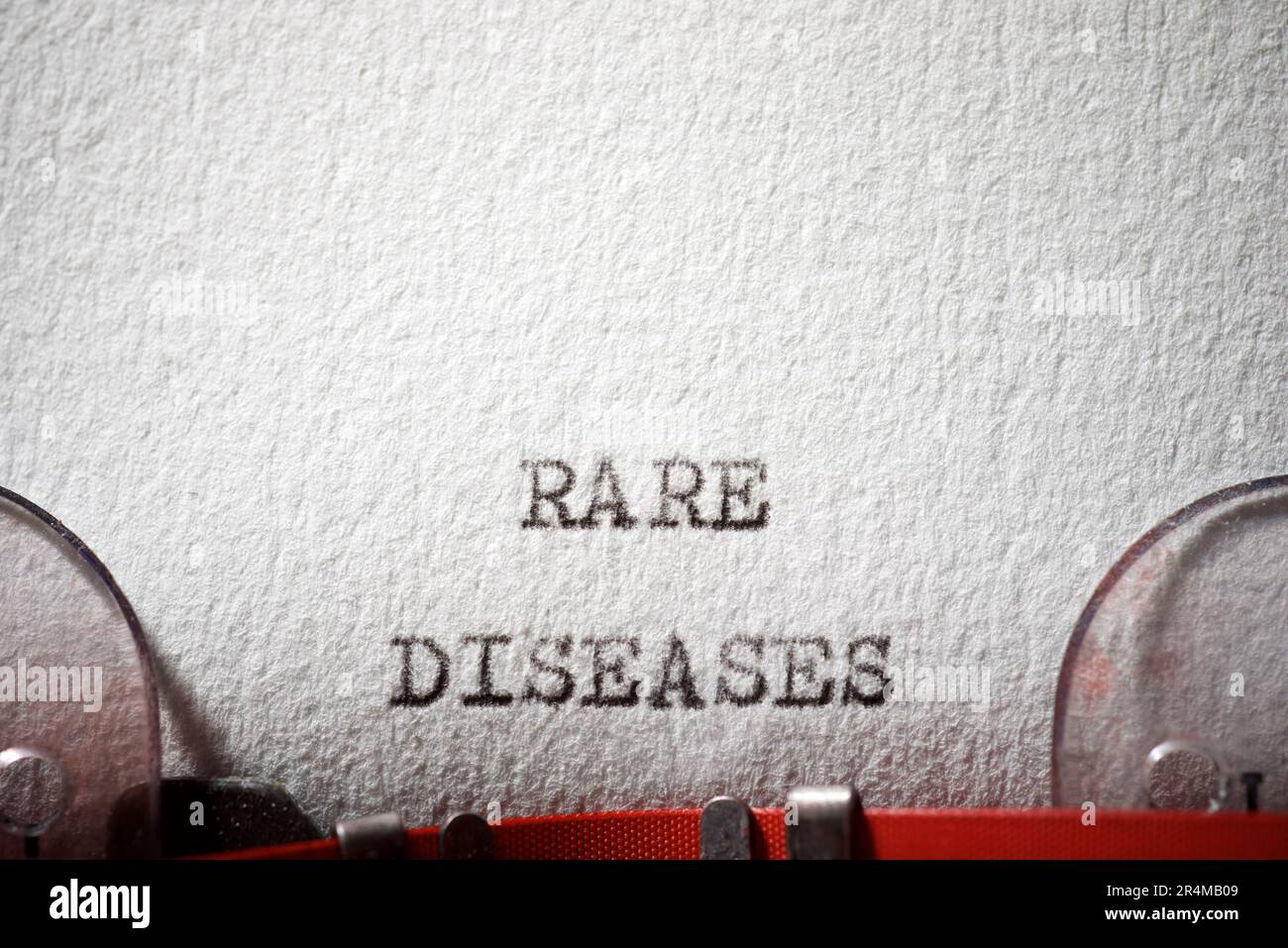 Rare diseases text written with a typewriter Stock Photo - Alamy