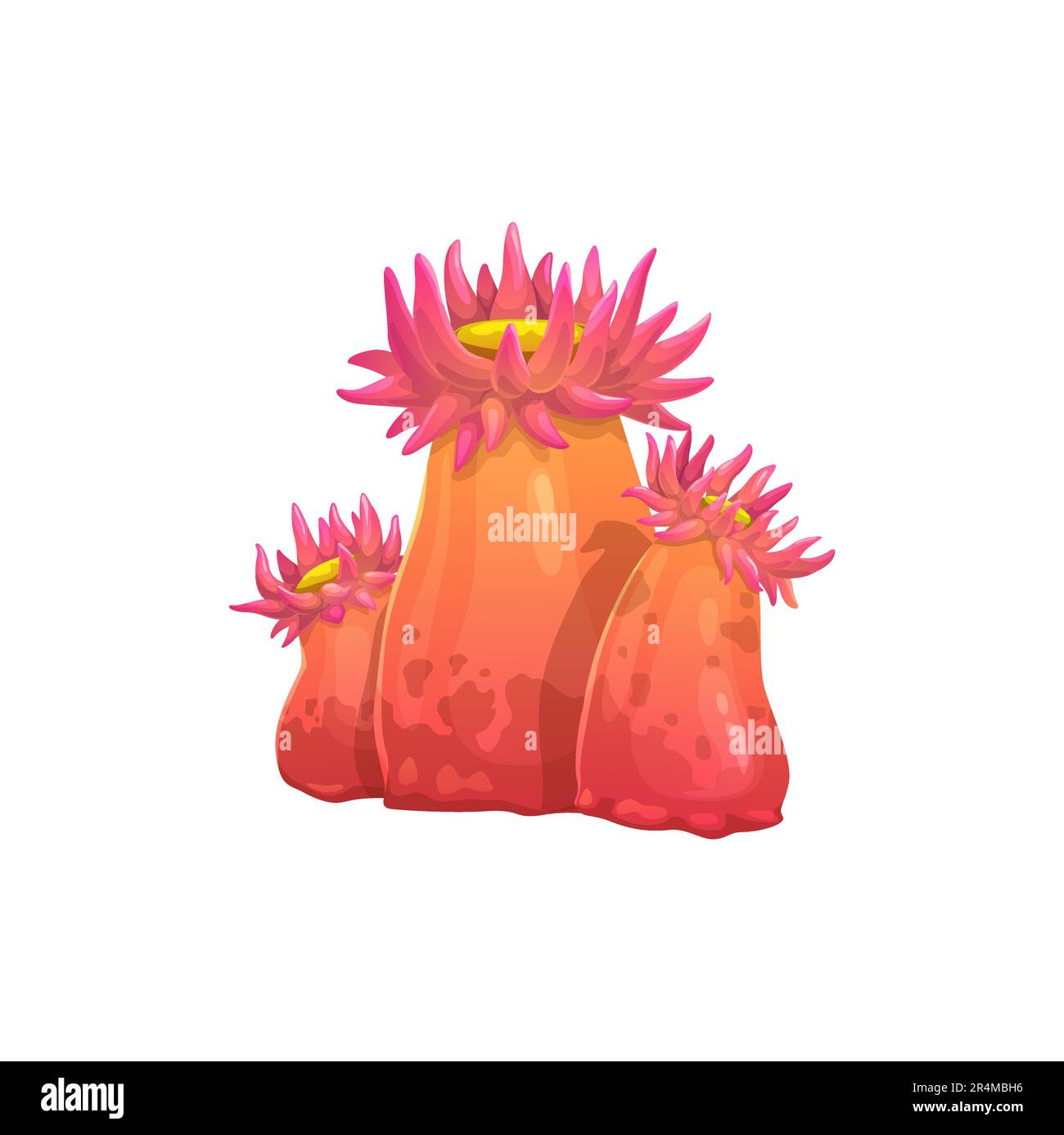 Cartoon underwater seaweed plant. Aquarium and sea algae or sponge ...