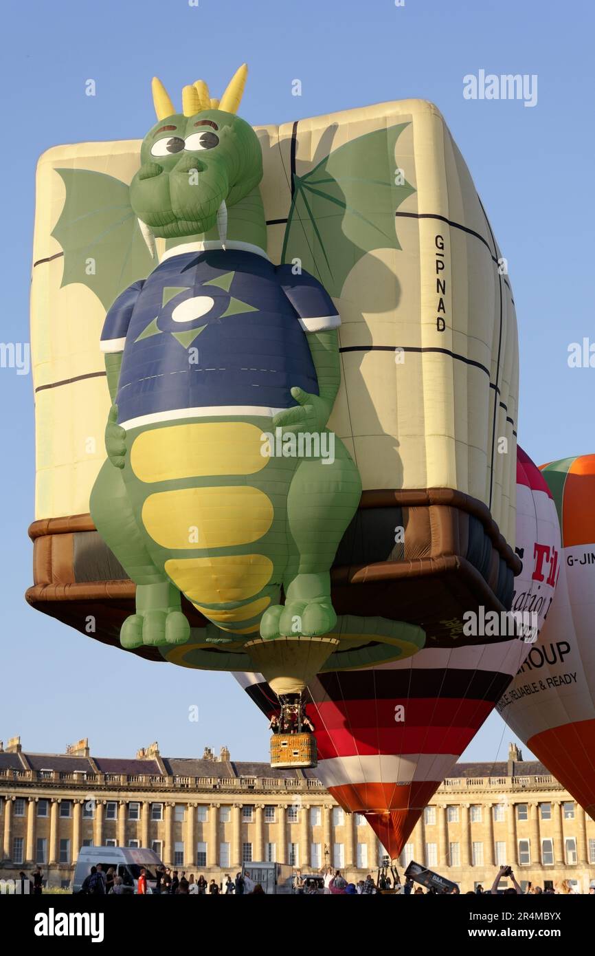 Hot air balloons at Bath balloon meet 2023 Stock Photo - Alamy