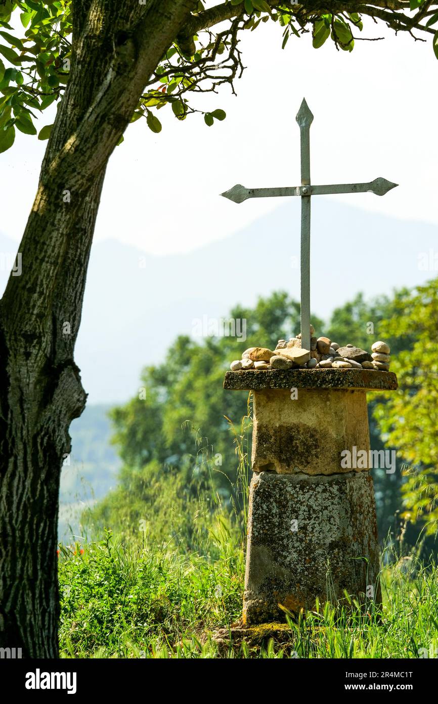 Old calvary, Drôme, France Stock Photo - Alamy