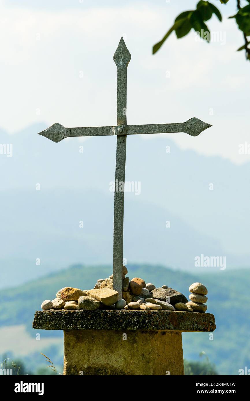 Old calvary, Drôme, France Stock Photo - Alamy