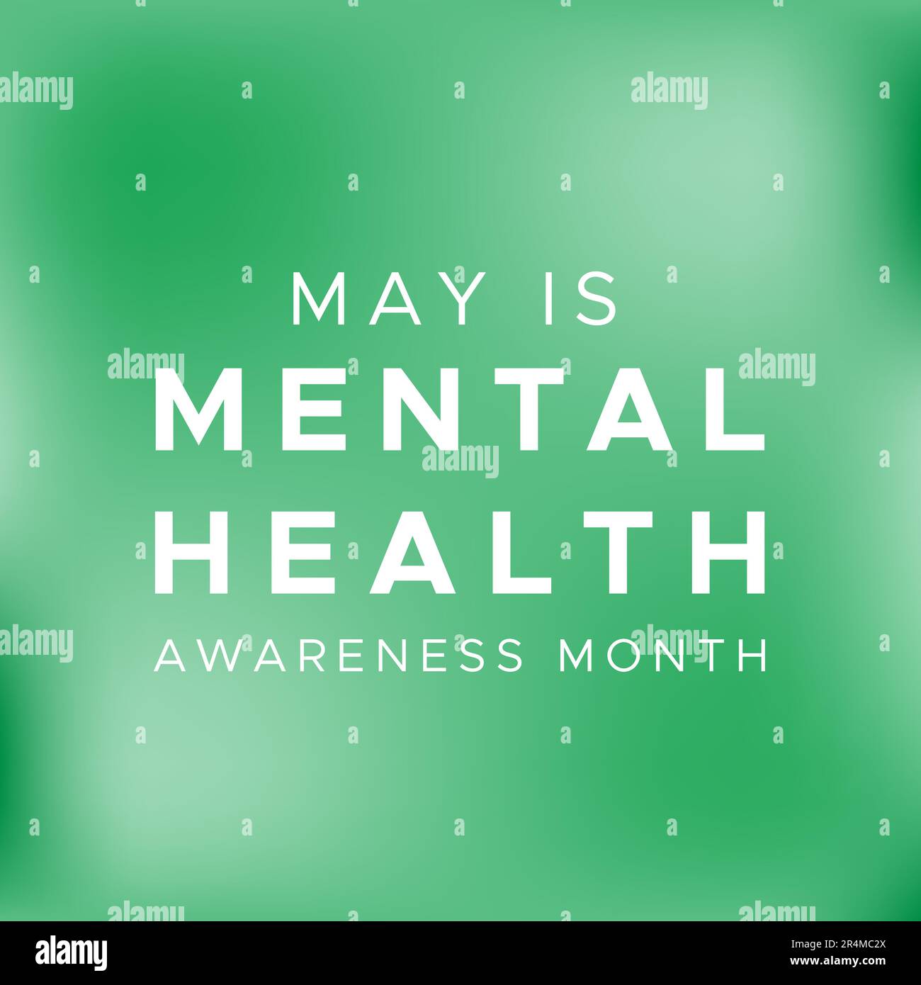 May is Mental Health awareness month. Blurred background. Vector ...