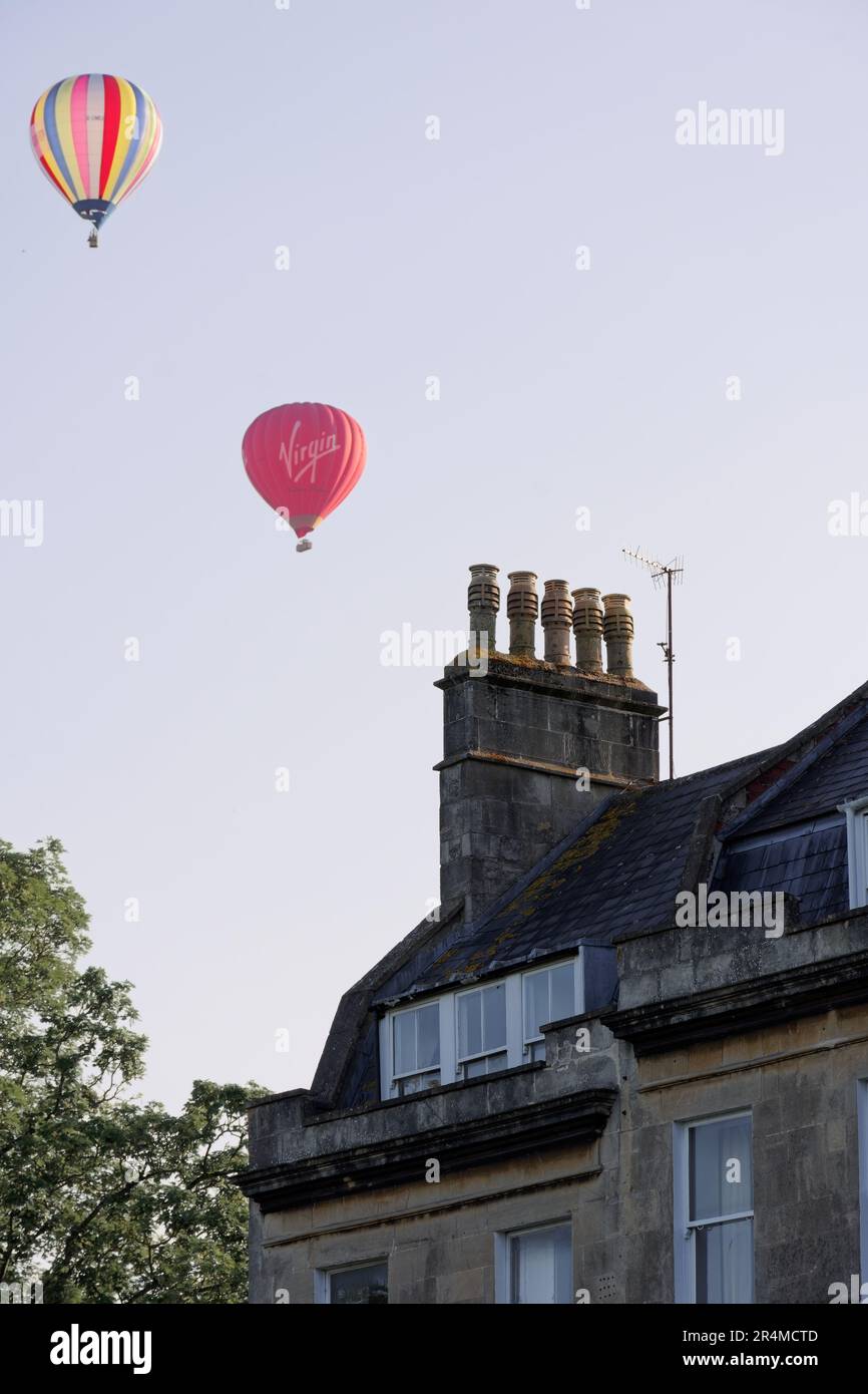 Hot air balloons at Bath balloon meet 2023 Stock Photo - Alamy