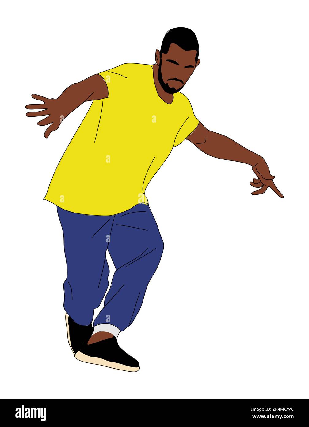 Dancer outline hi-res stock photography and images - Alamy