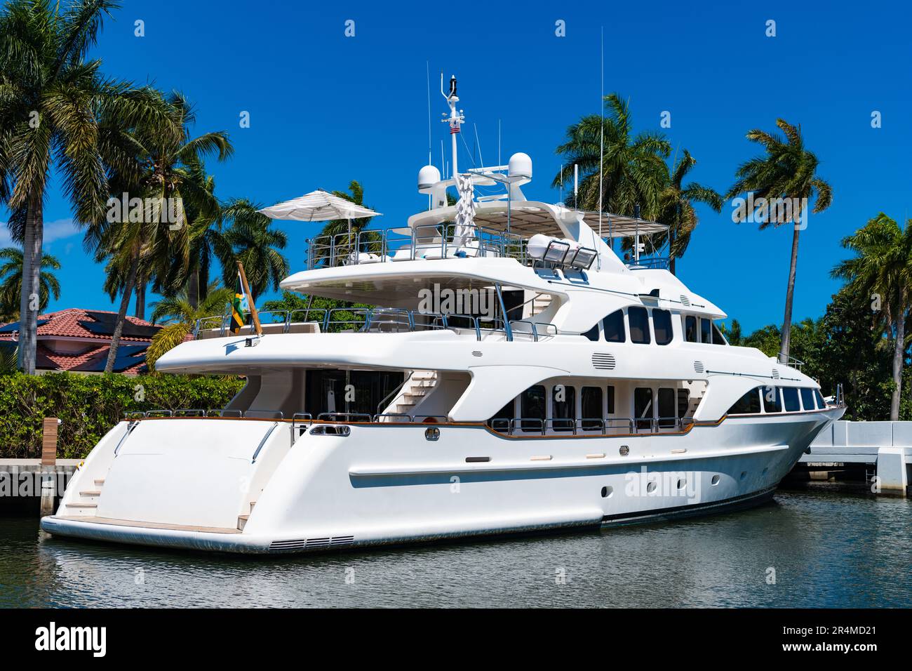 summer vacation with a white boat yacht. Summer vacation concept on a ...