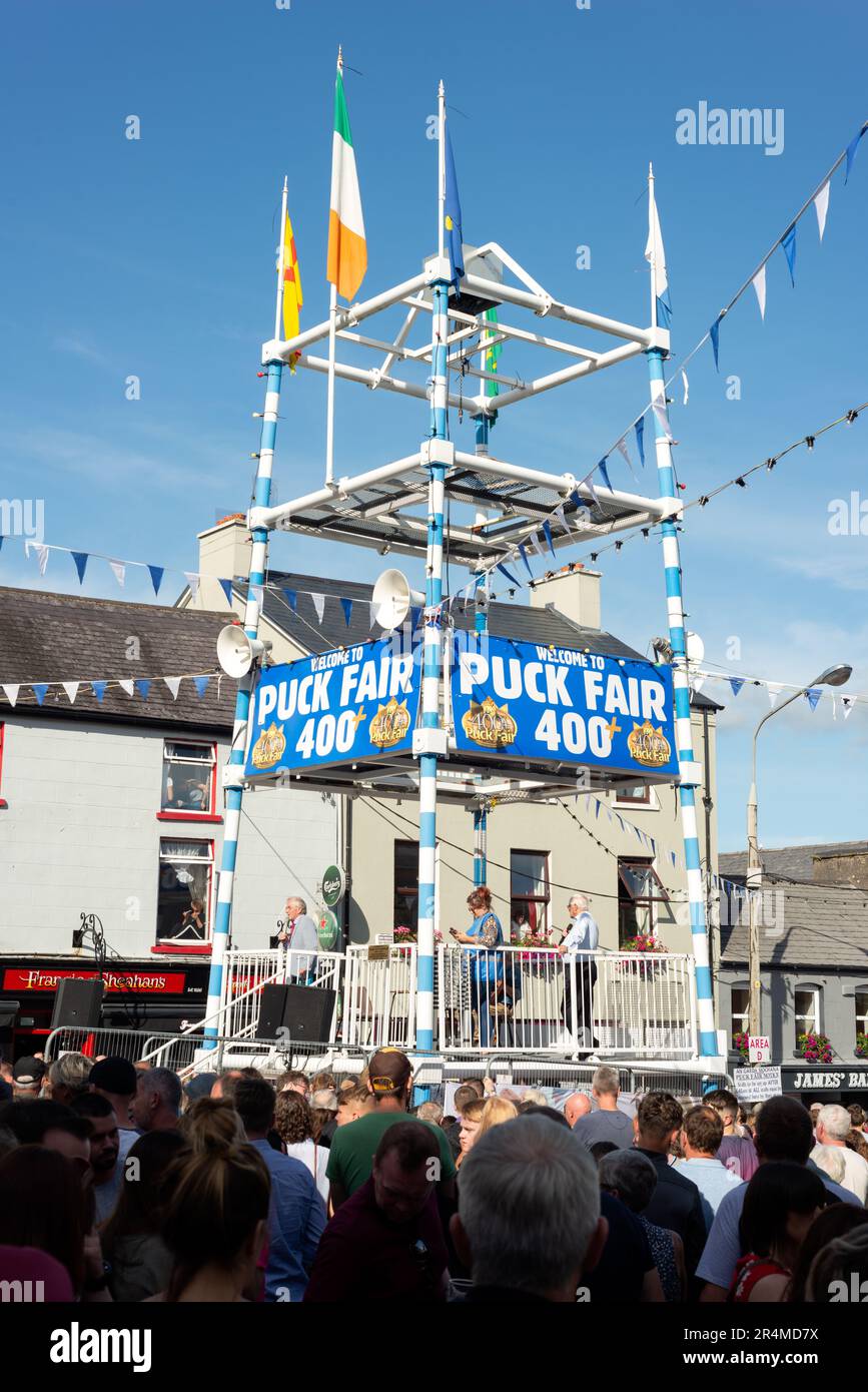 Elevated construction for holding the he-goat in a cage as part of the ...