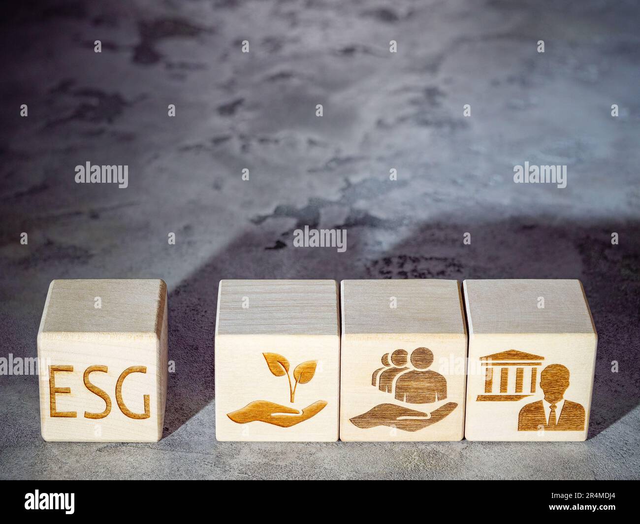 ESG symbols as a concept of corporate business management criteria ...