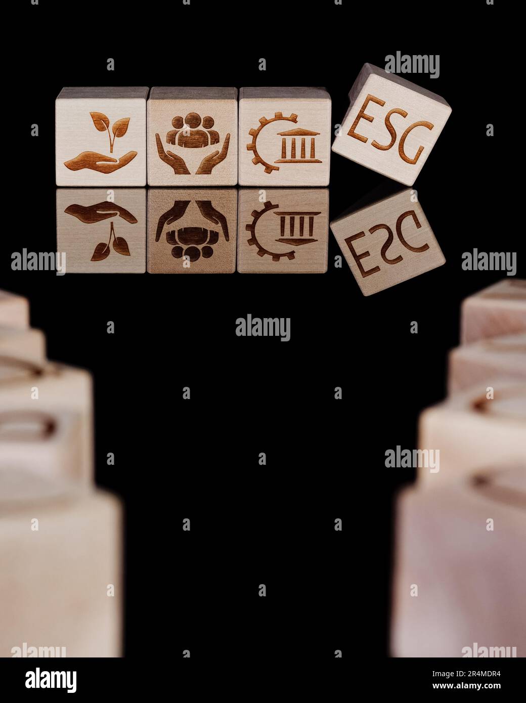 ESG criteria - as a concept of Environmental, Social and Governance ...