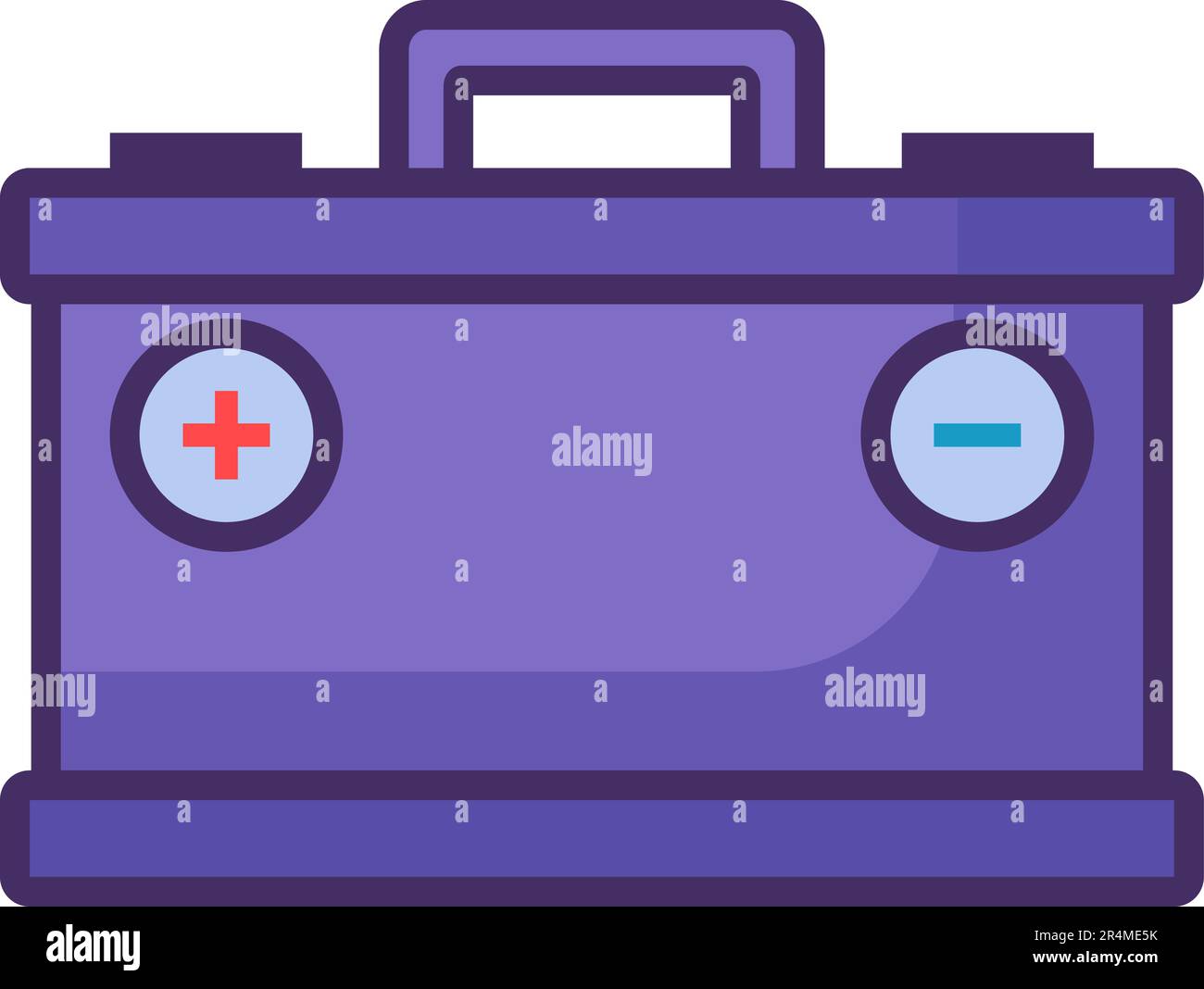 Acid car battery. Toxic Explosive Materials. Hazardous waste pollution ...