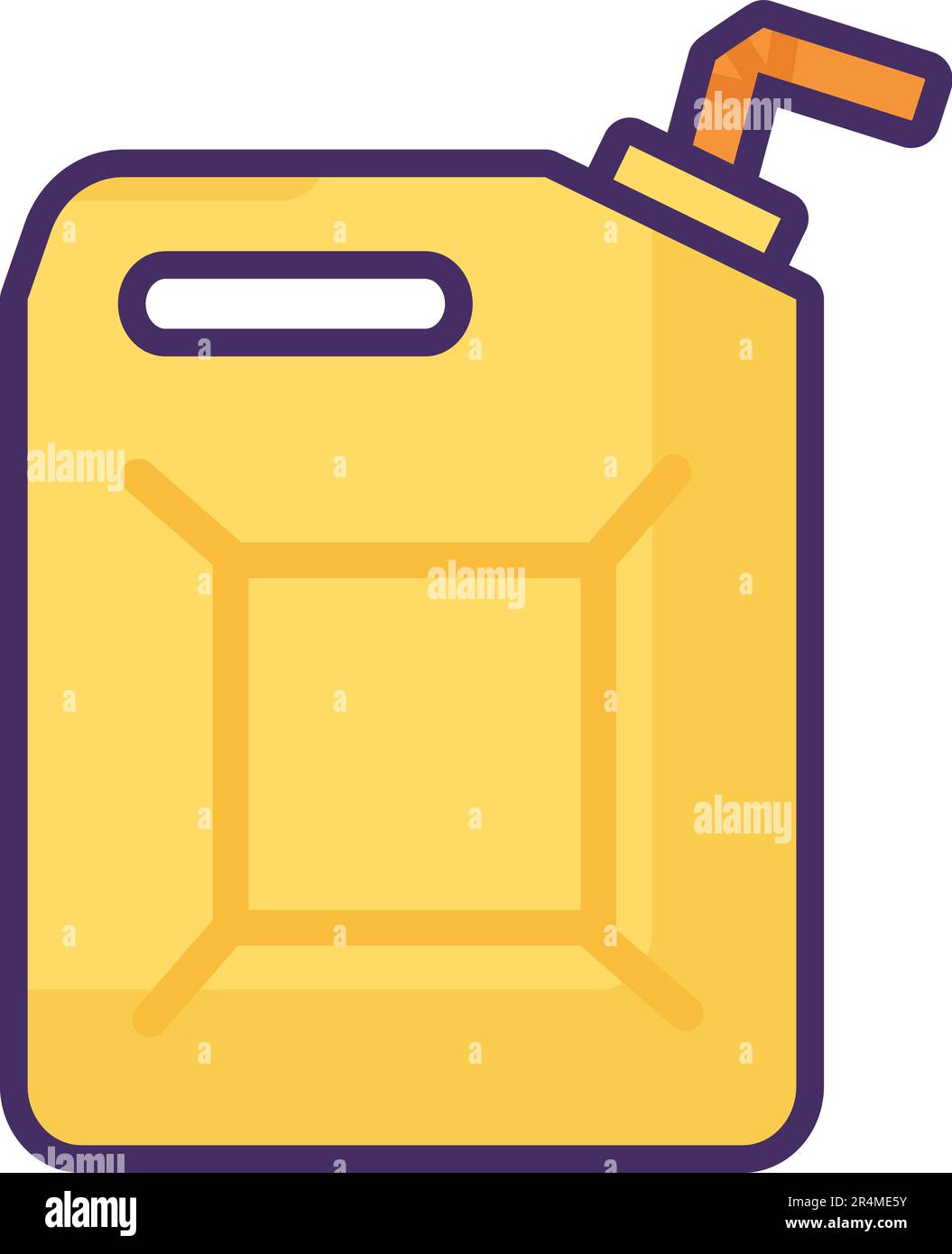 Metal canister container for transportation of gasoline, diesel fuel ...